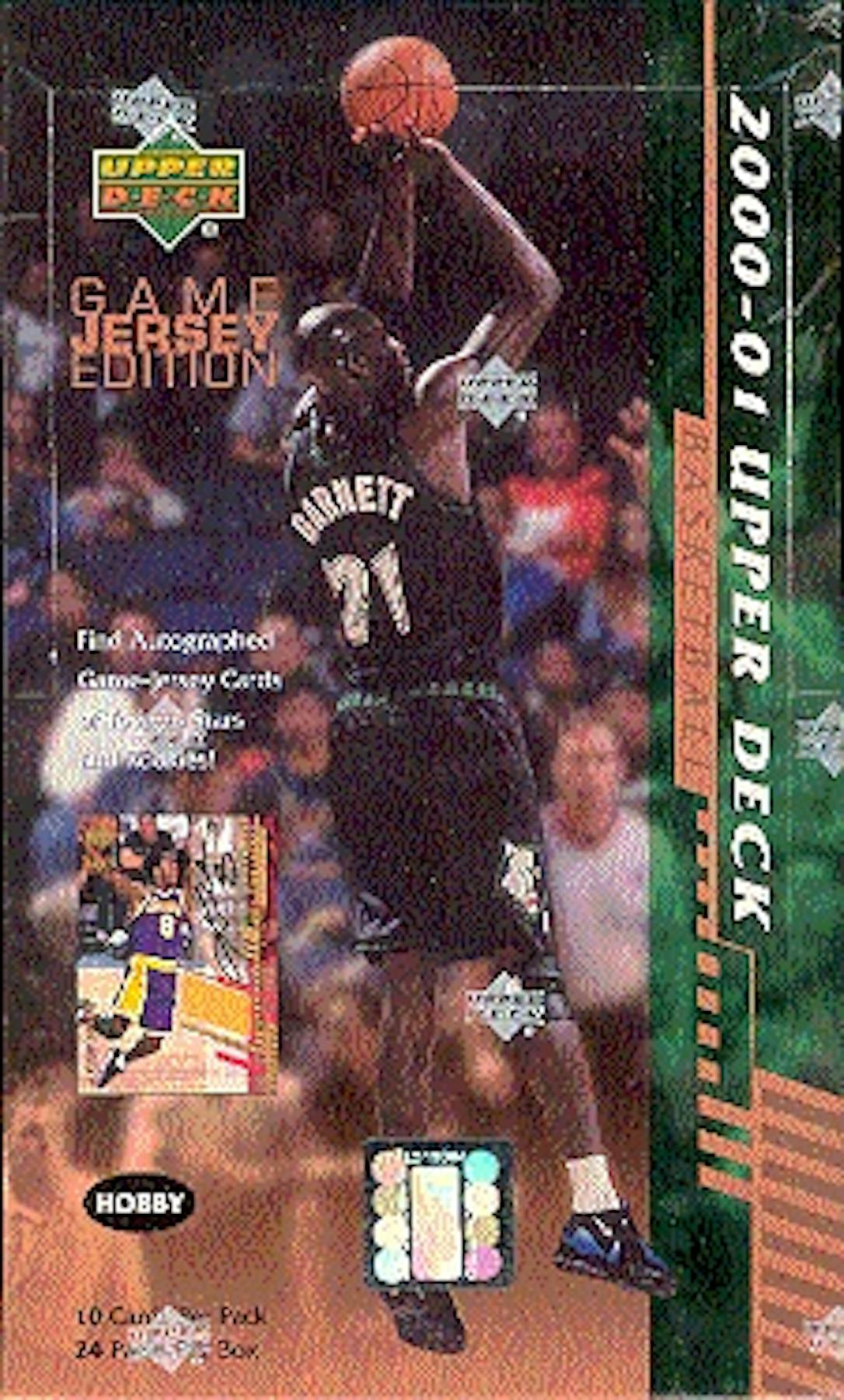 2000 01 Upper Deck Series 2 Basketball Hobby Box Da Card World