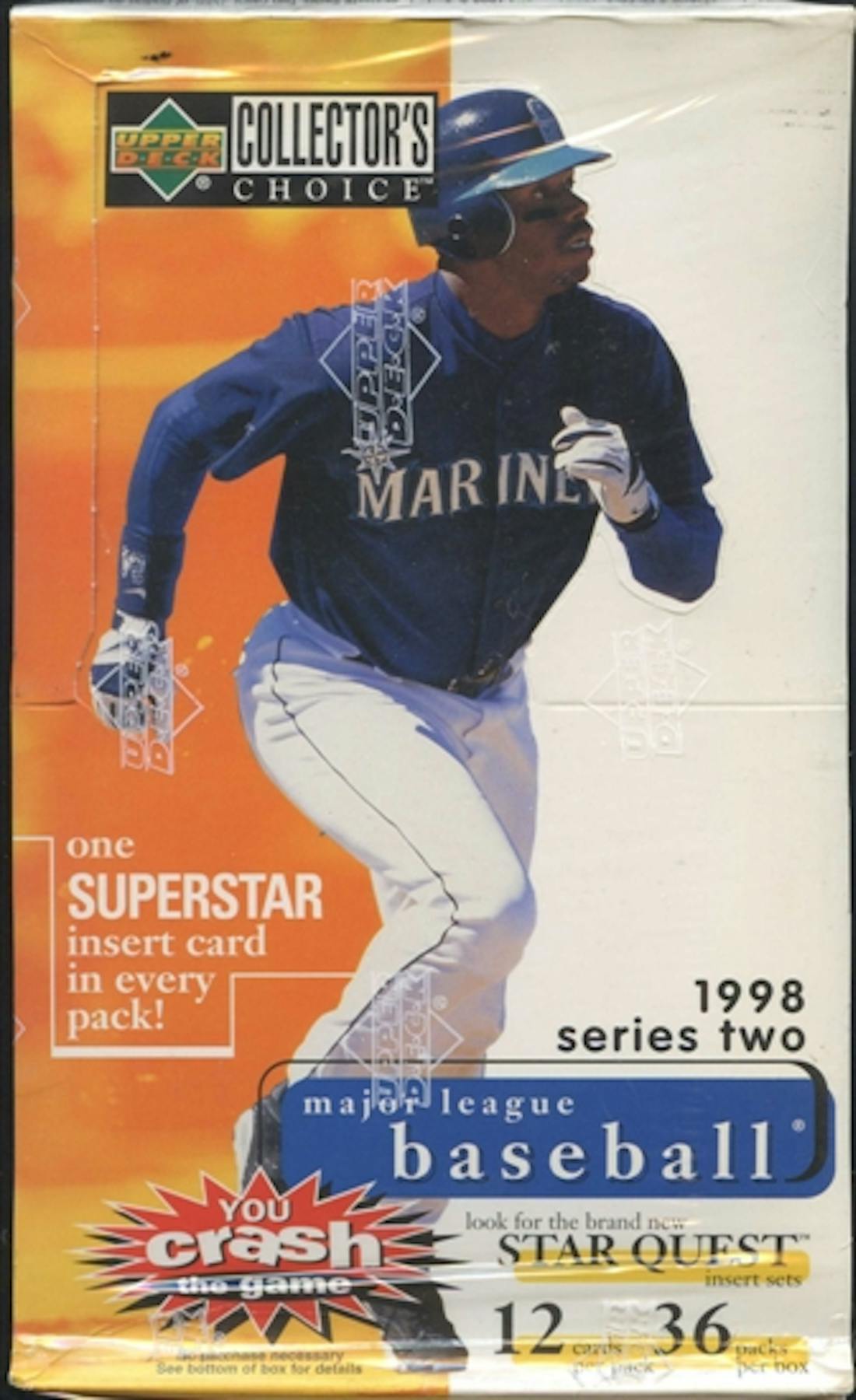 1998 Upper Deck Collectors Choice Series 2 Baseball Hobby Box Da