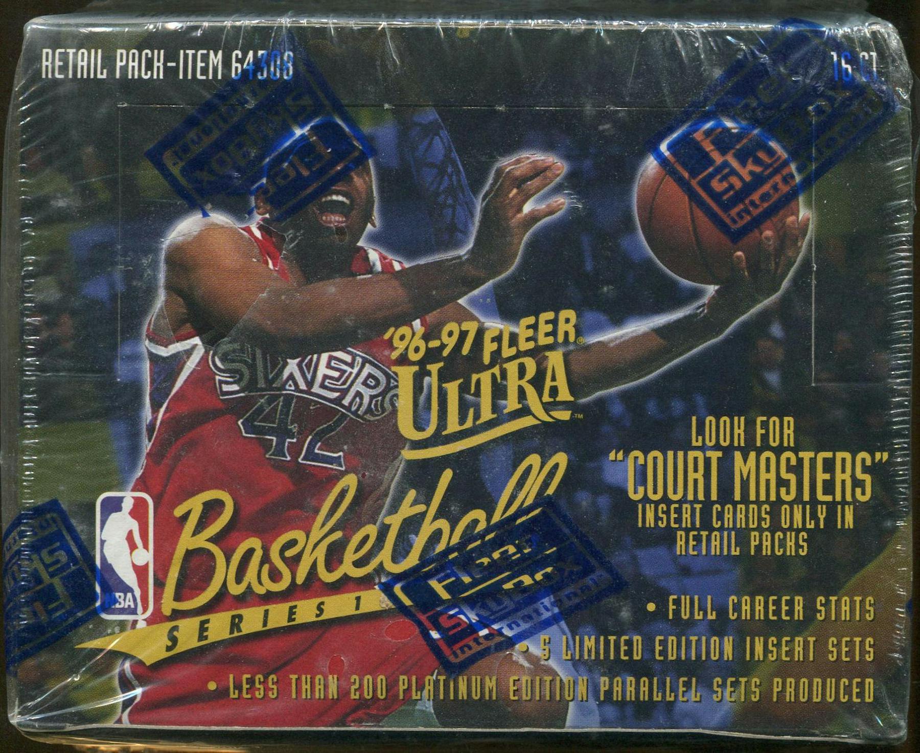 1996 97 Fleer Ultra Series 1 Basketball Retail Box Da Card World