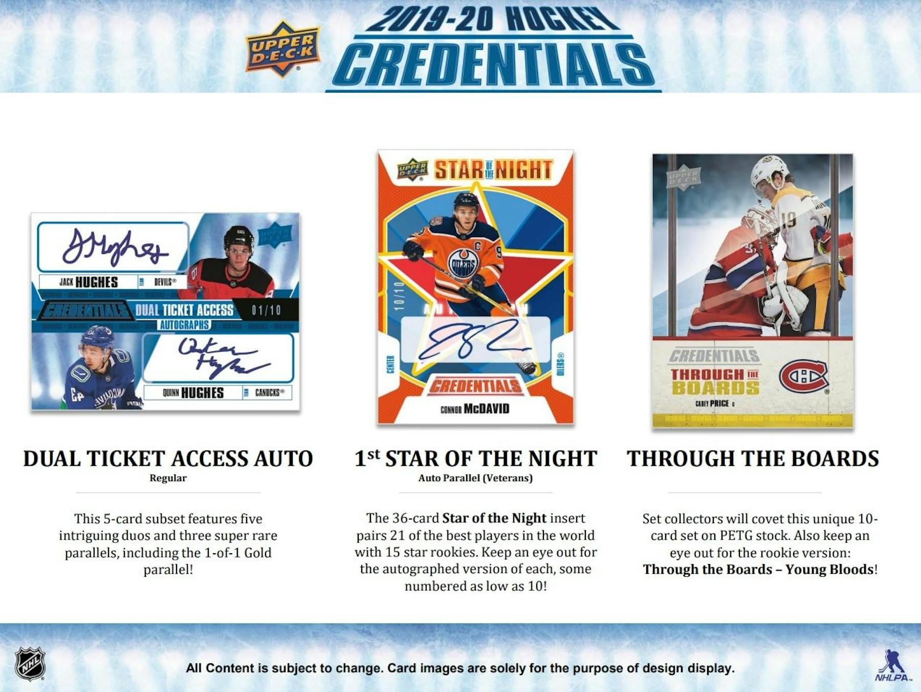 2019 20 Upper Deck Credentials Hockey Hobby Box Da Card World