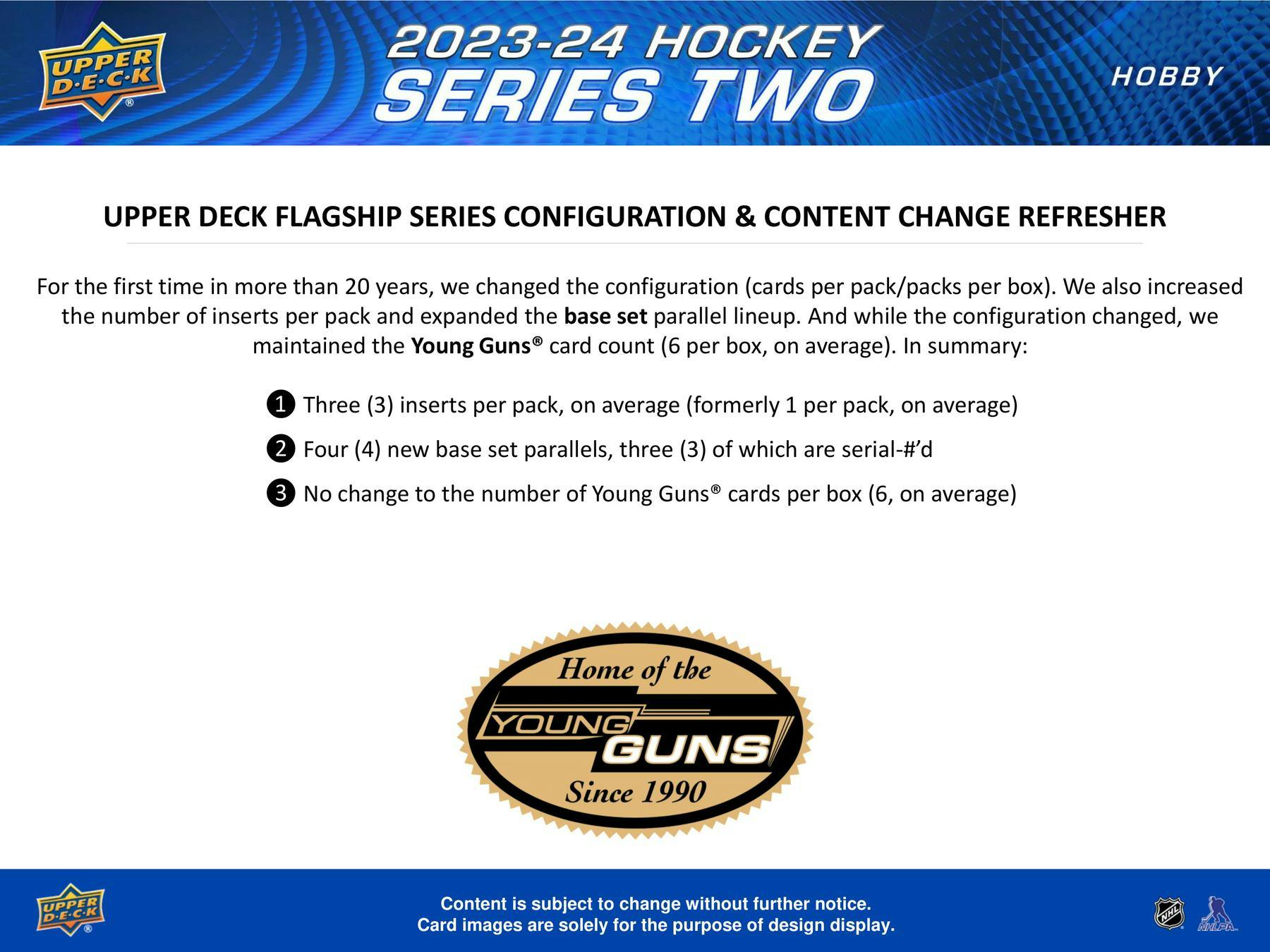 2023 24 Upper Deck Series 2 Hockey Hobby Box Da Card World