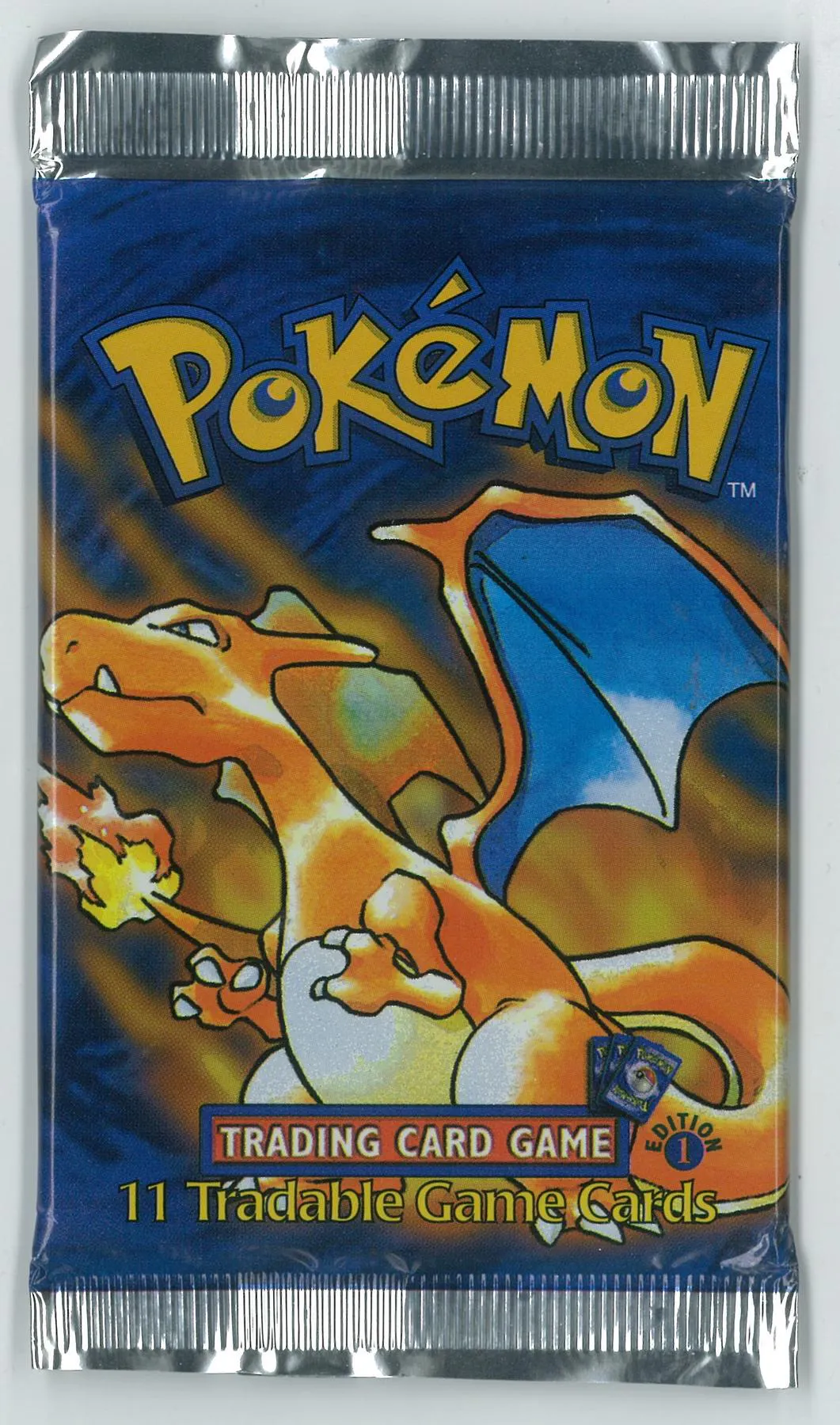 Pokemon Base Set 1 FIRST EDITION Booster Pack Charizard Art Pokemon Base Set 1 FIRST EDITION Booster Pack Charizard Art