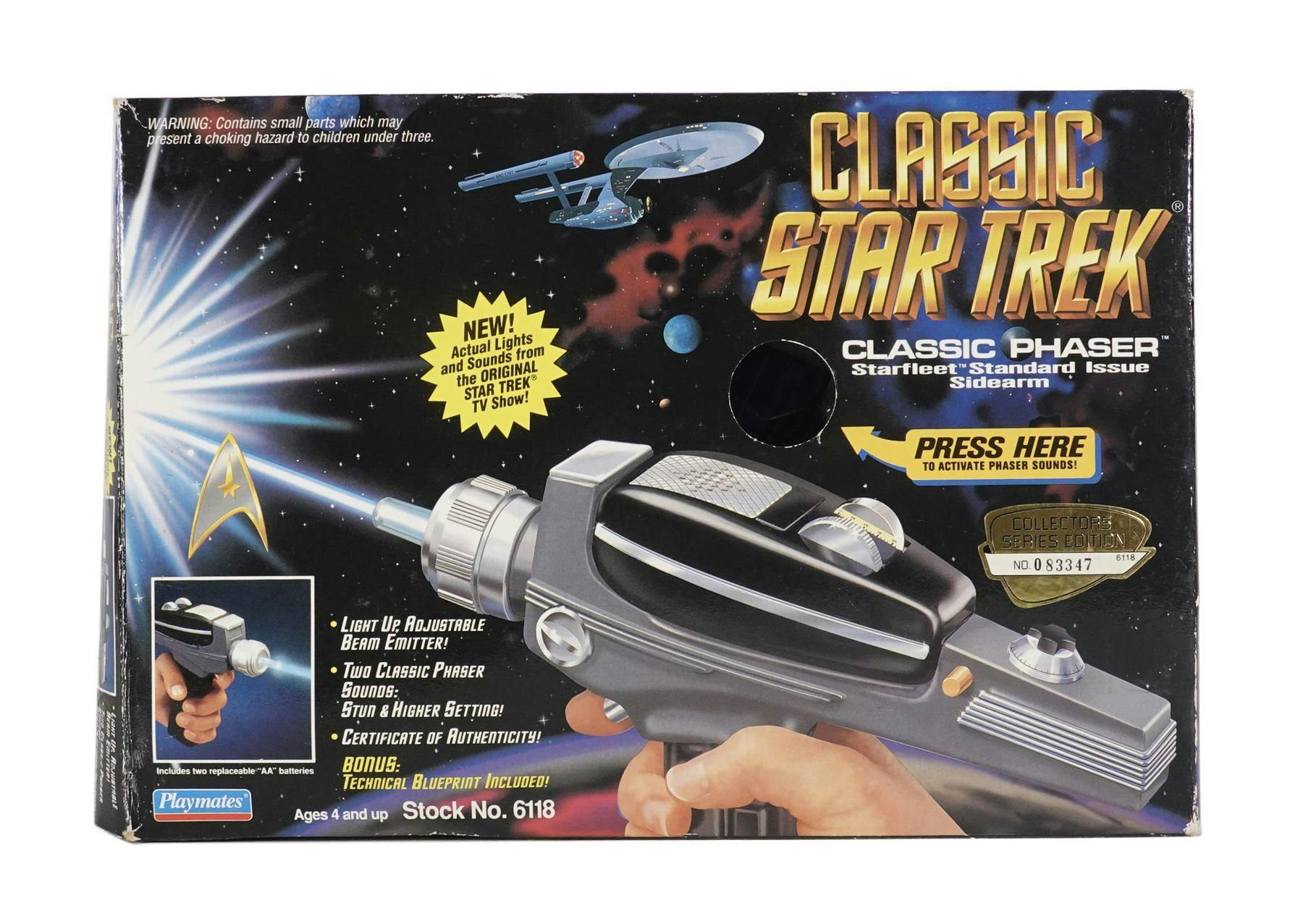 1994 Playmates Classic Star Trek Classic Phaser Da Card World